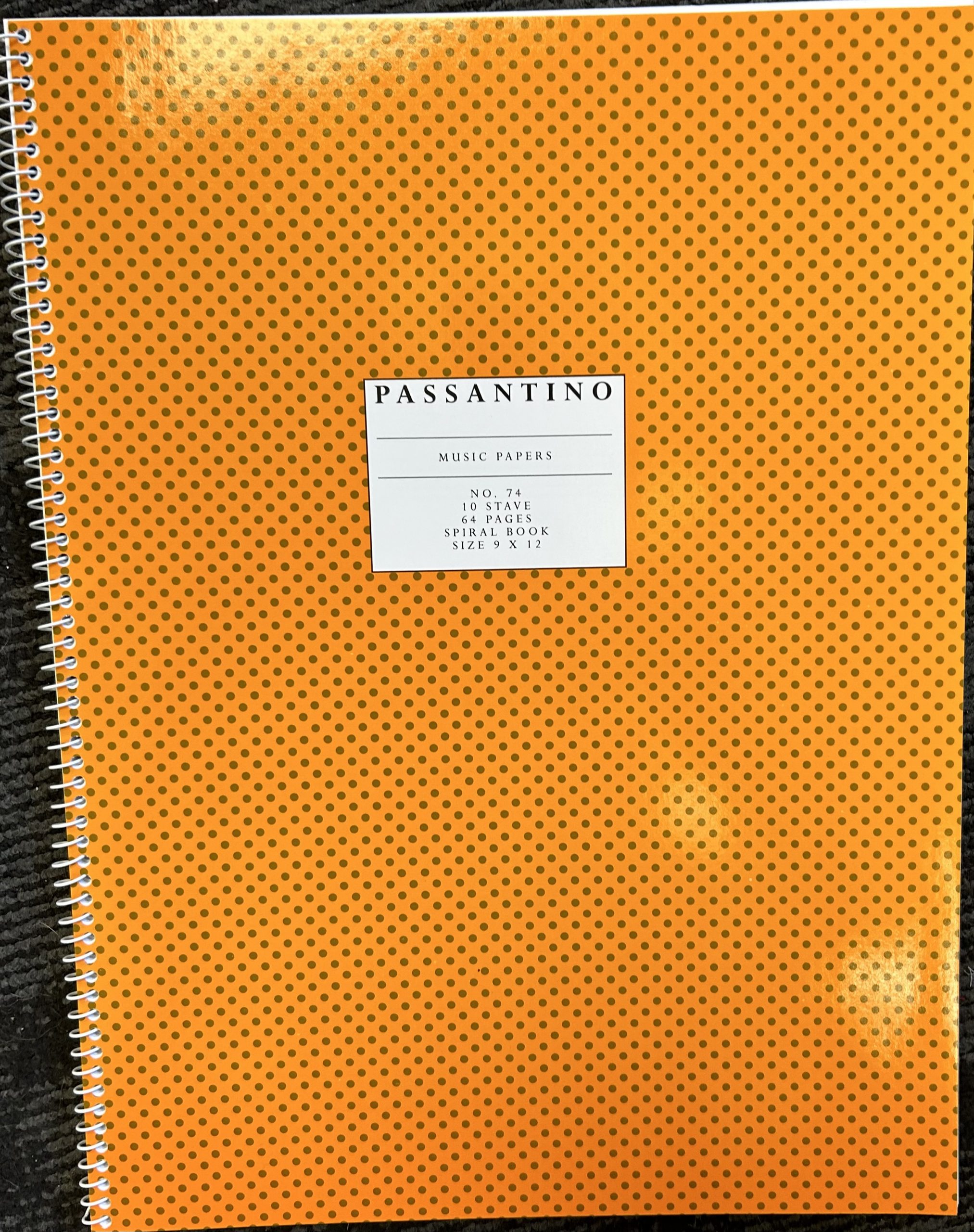A21 – Passantino Manuscript 10 Stave – Lillo's School of Modern Music Ltd.